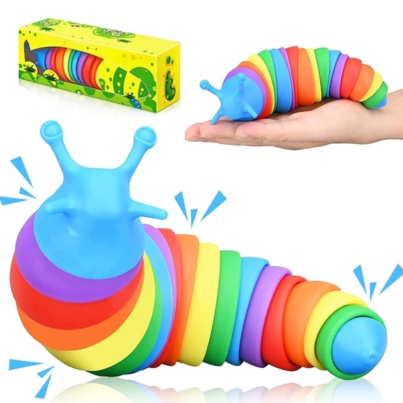 Toys | Fidget Toy Sensory Anxiety Slug A Variety Of Colors Not Just ...